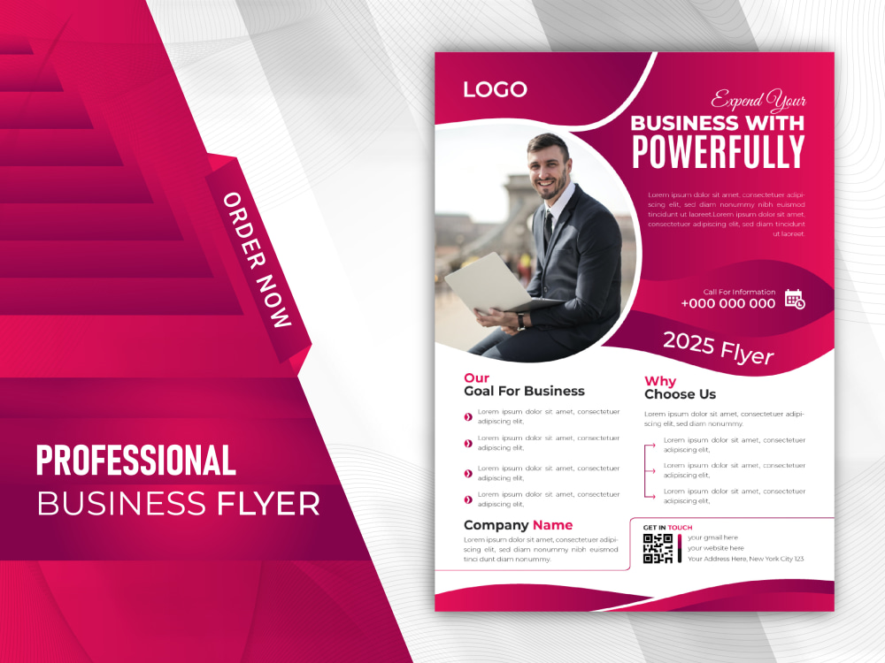 Design Professional business event posters, leaflets & media kit flyers ...