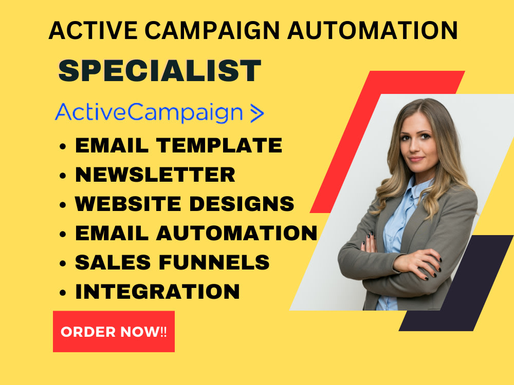 ActiveCampaign automation ActiveCampaign design ActiveCampaign sales ...