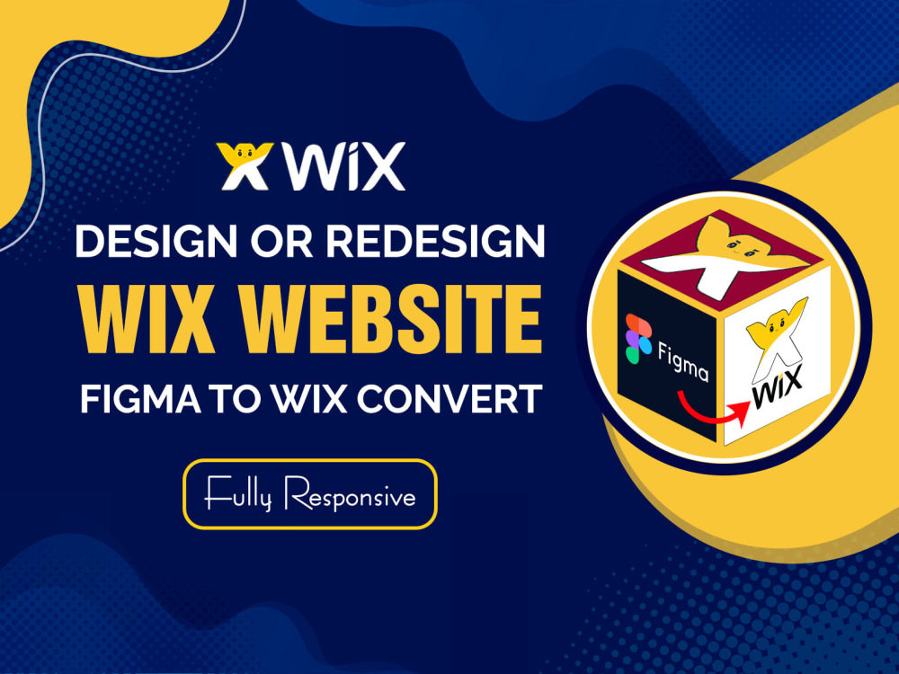 Wix website design or redesign figma to wix convert online store | Upwork