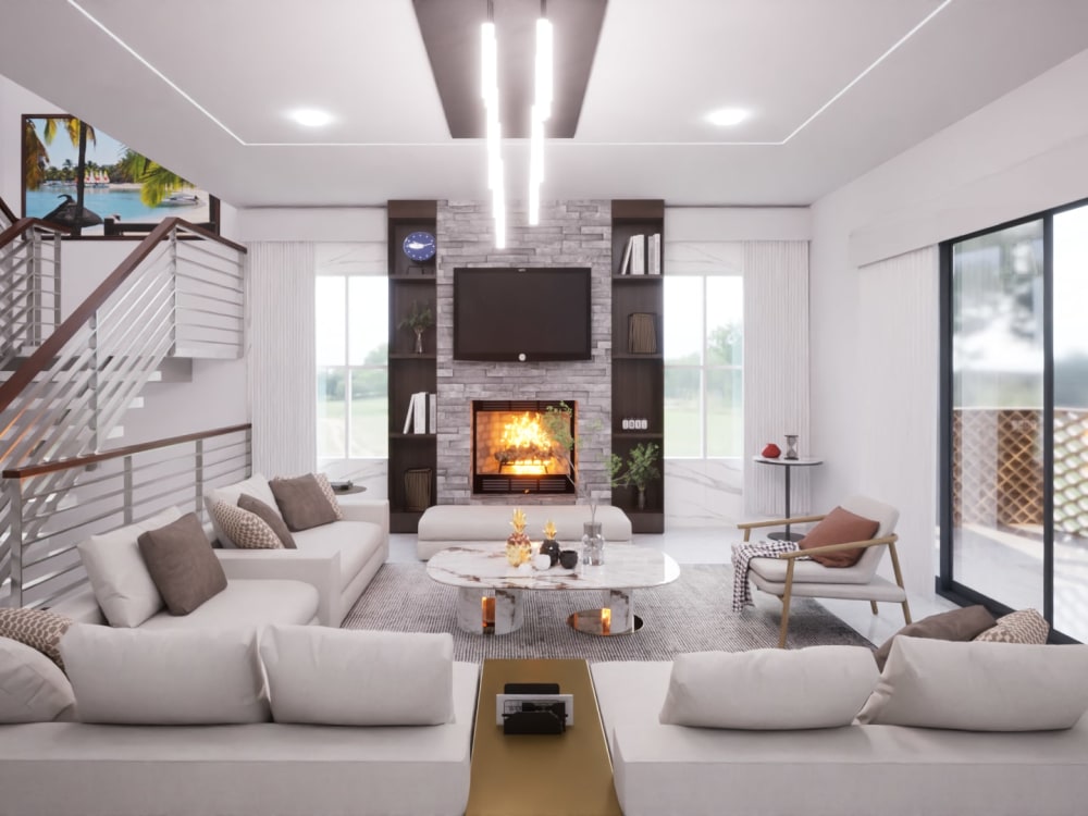 An amazing interior and exterior house design | Upwork