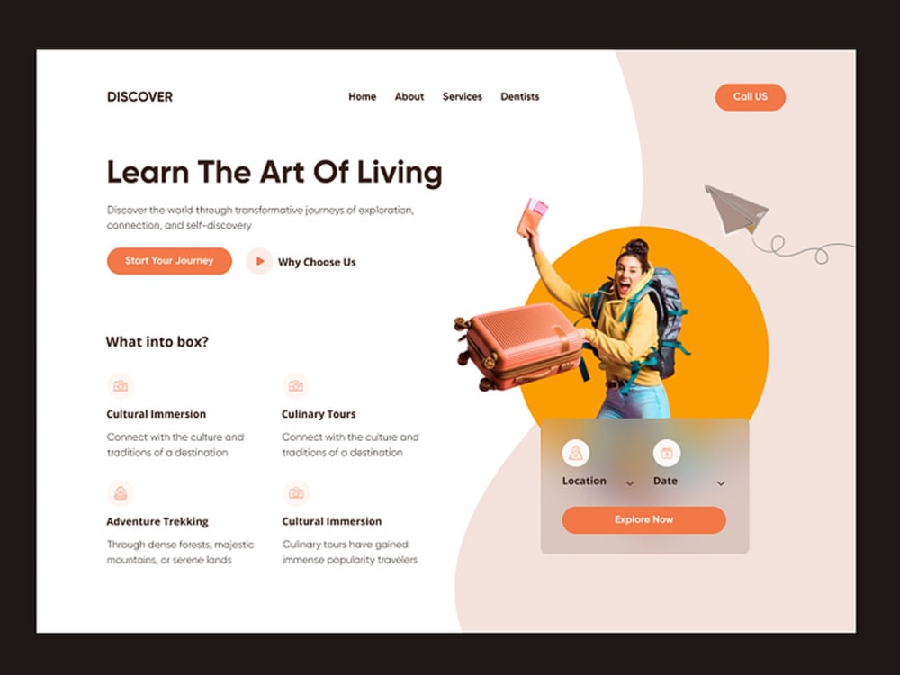 A responsive WordPress landing page design using Elementor for your project | Upwork