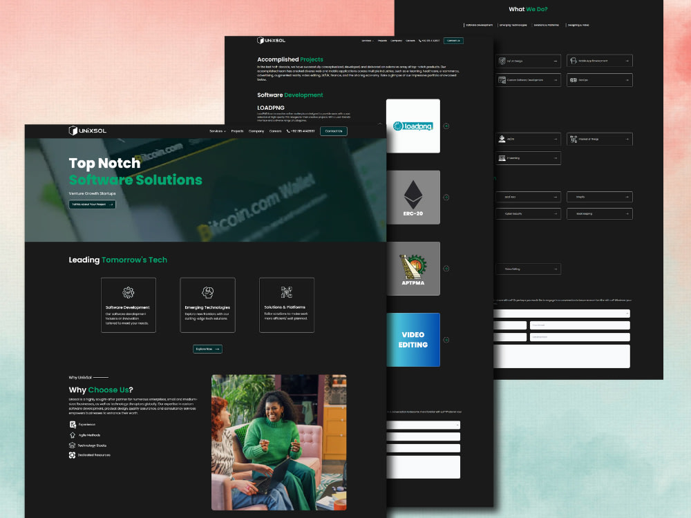 A fantastic website built on React Js | Next Js | Upwork