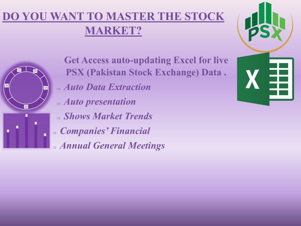 Excel stock analysis tool for the Pakistan Stock Exchange (PSX) | Upwork