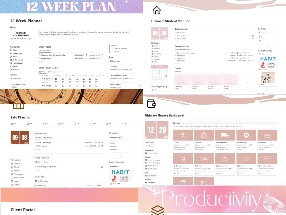 Customized and advanced notion workspace for you | Upwork