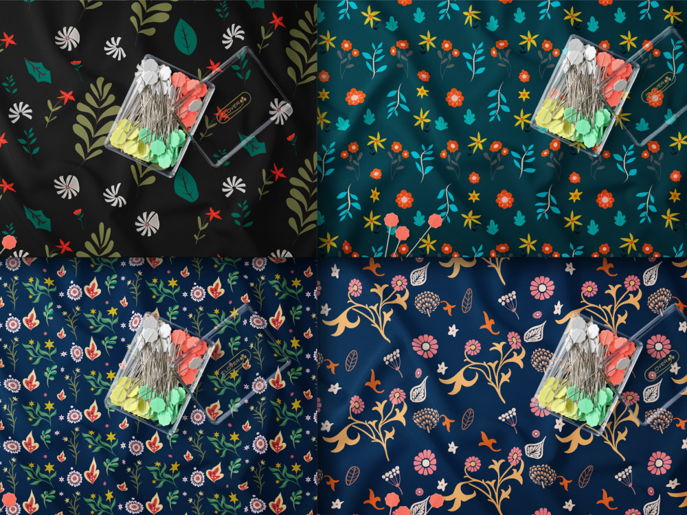 Seamless textile fabric clothing vector print pattern design | Upwork