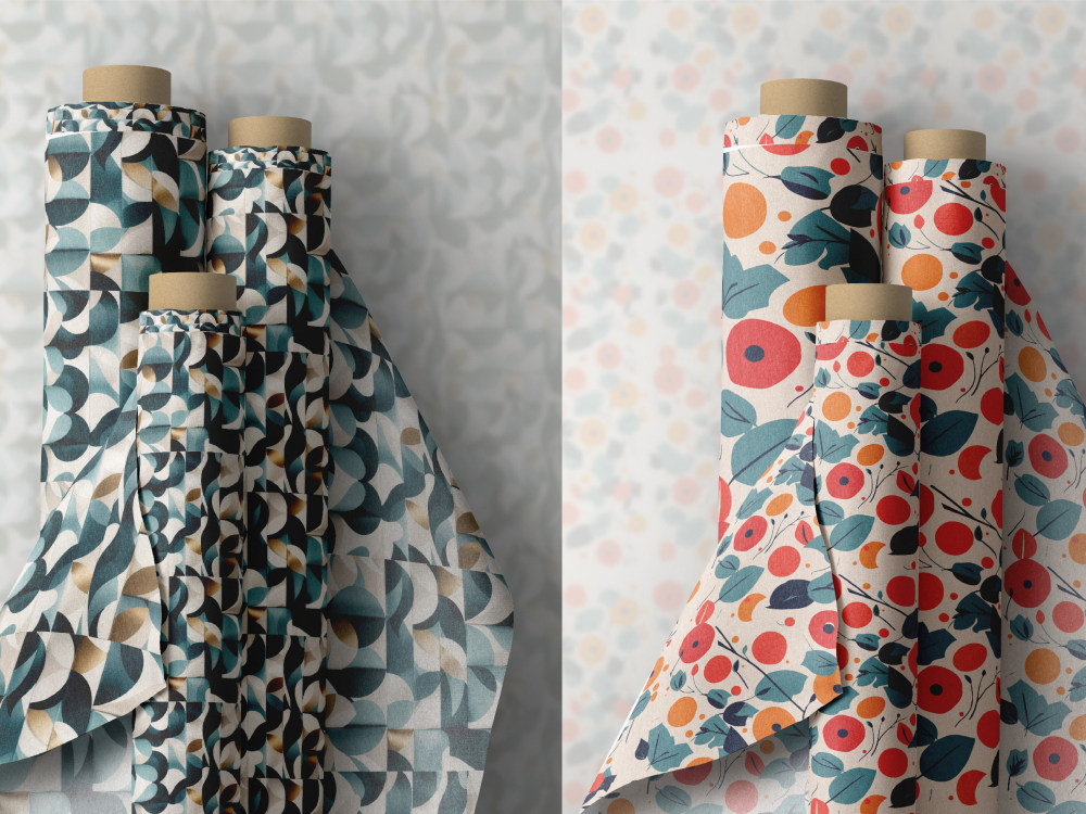 Seamless textile fabric clothing vector print pattern design | Upwork