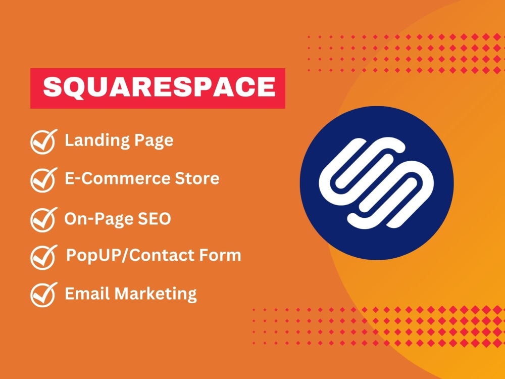 A professional responsive squarespace landing page or squeez page | Upwork