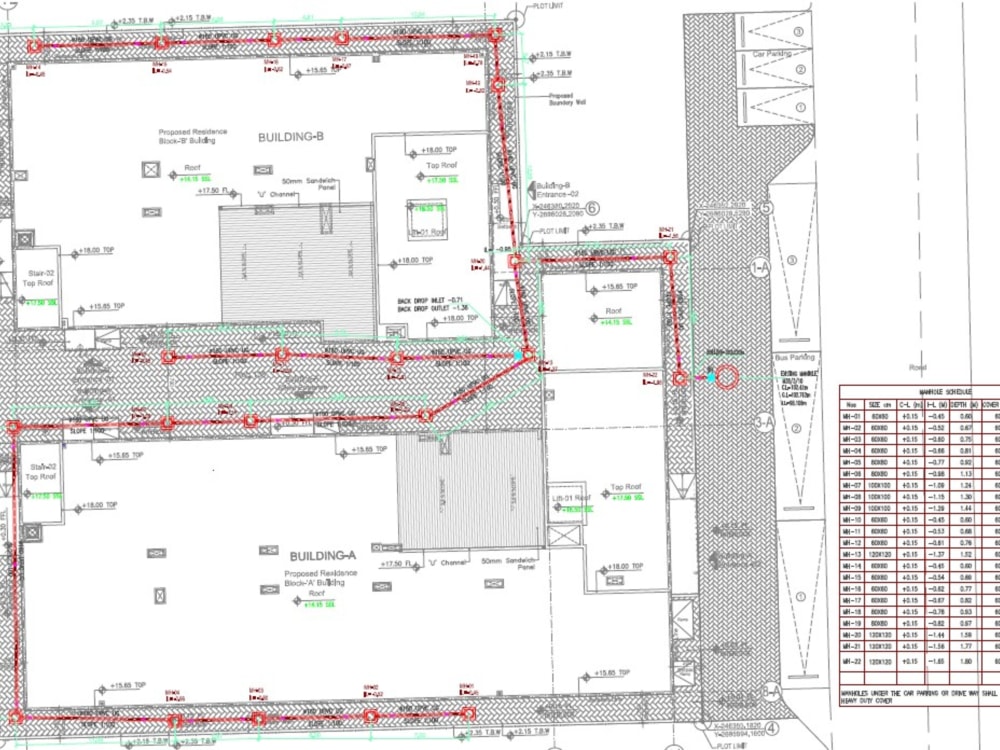 Drainage-Water Supply-Storm Water-Ac drain design and workshop drawings ...