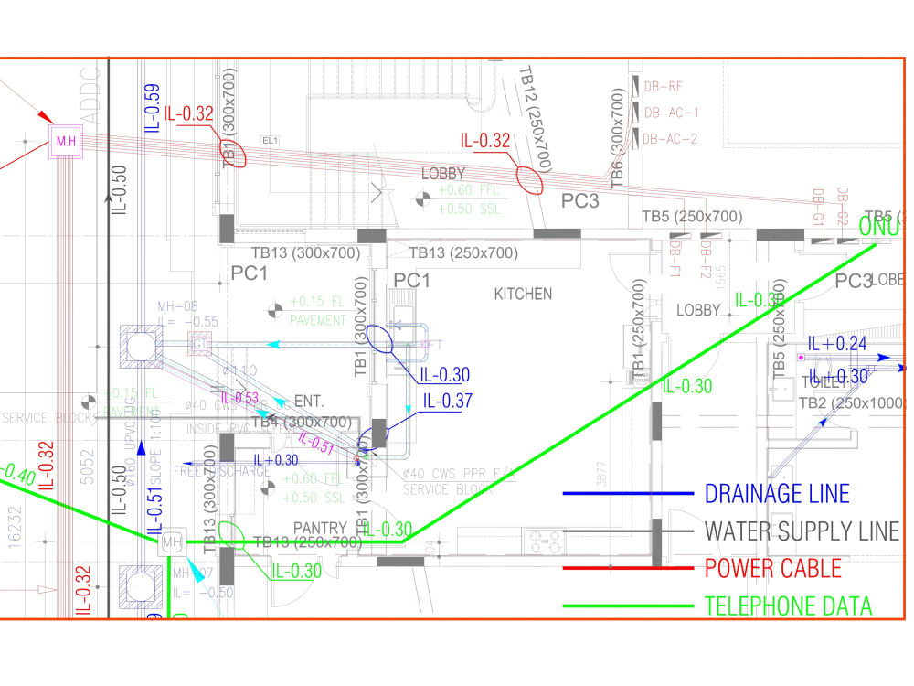 Drainage-Water Supply-Storm Water-Ac drain design and workshop drawings ...