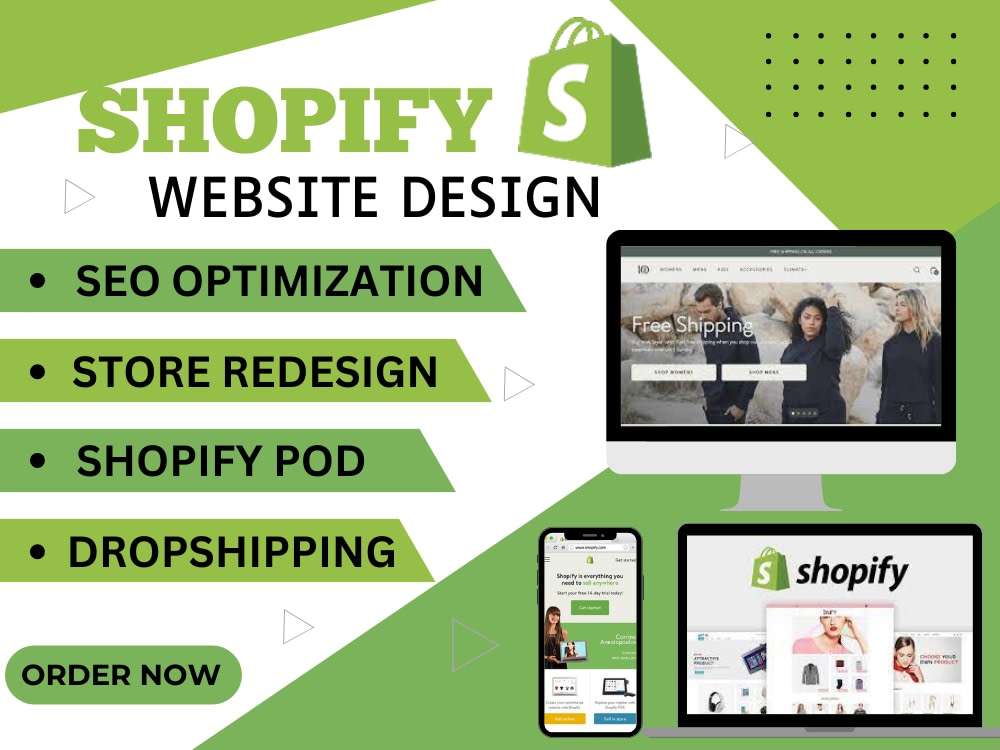 A Shopify Dropshipping e-commerce website design | Upwork