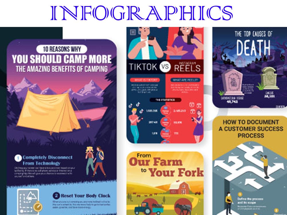 Professional unique infographic for website and social media. | Upwork