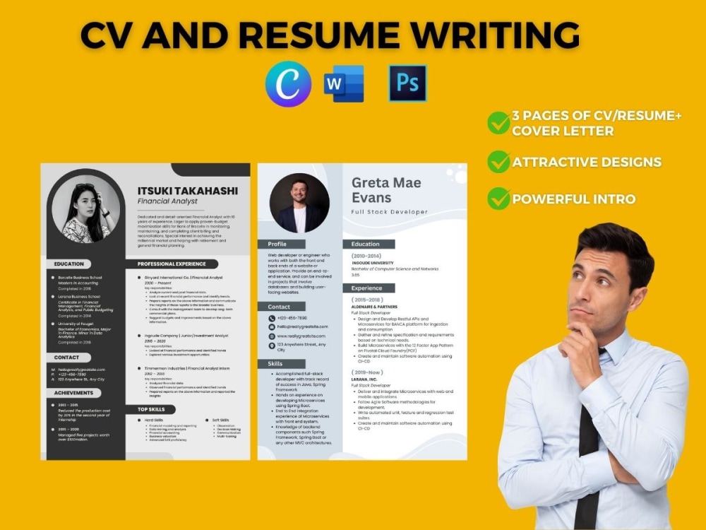 Professional resume design and writing services, CV expert | Upwork