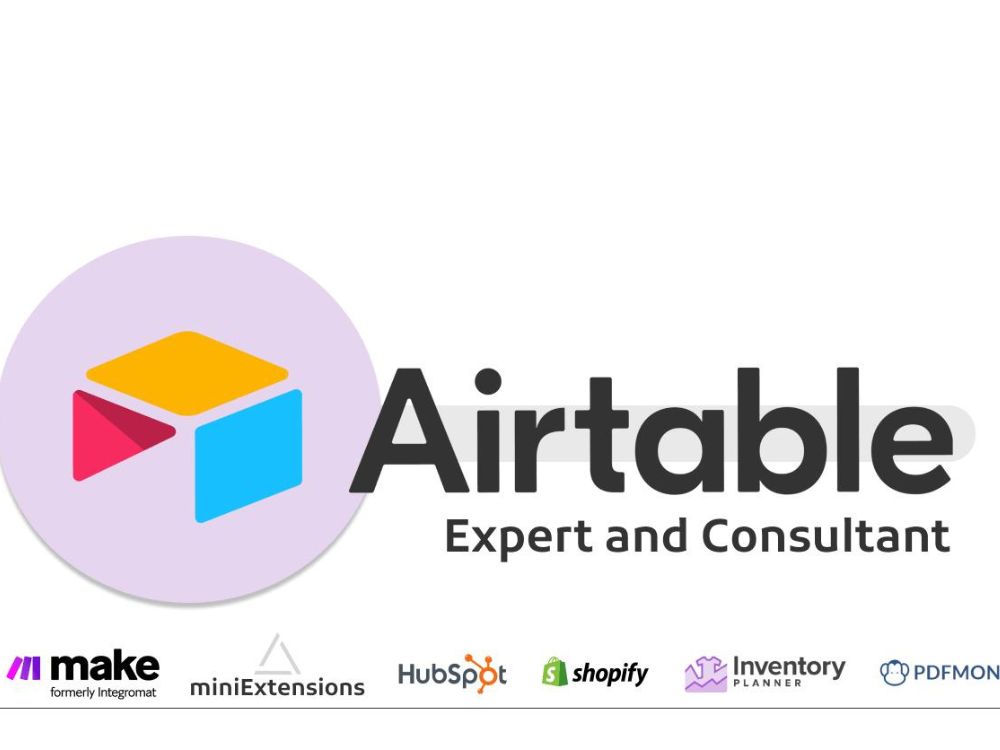 Airtable bases and automate with block script, zapier, integromat | Upwork