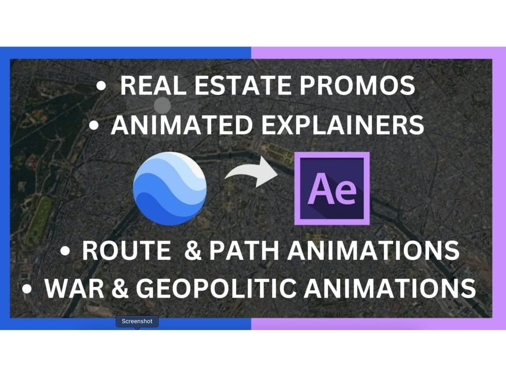 Real estate promo video using google earth animations | Upwork