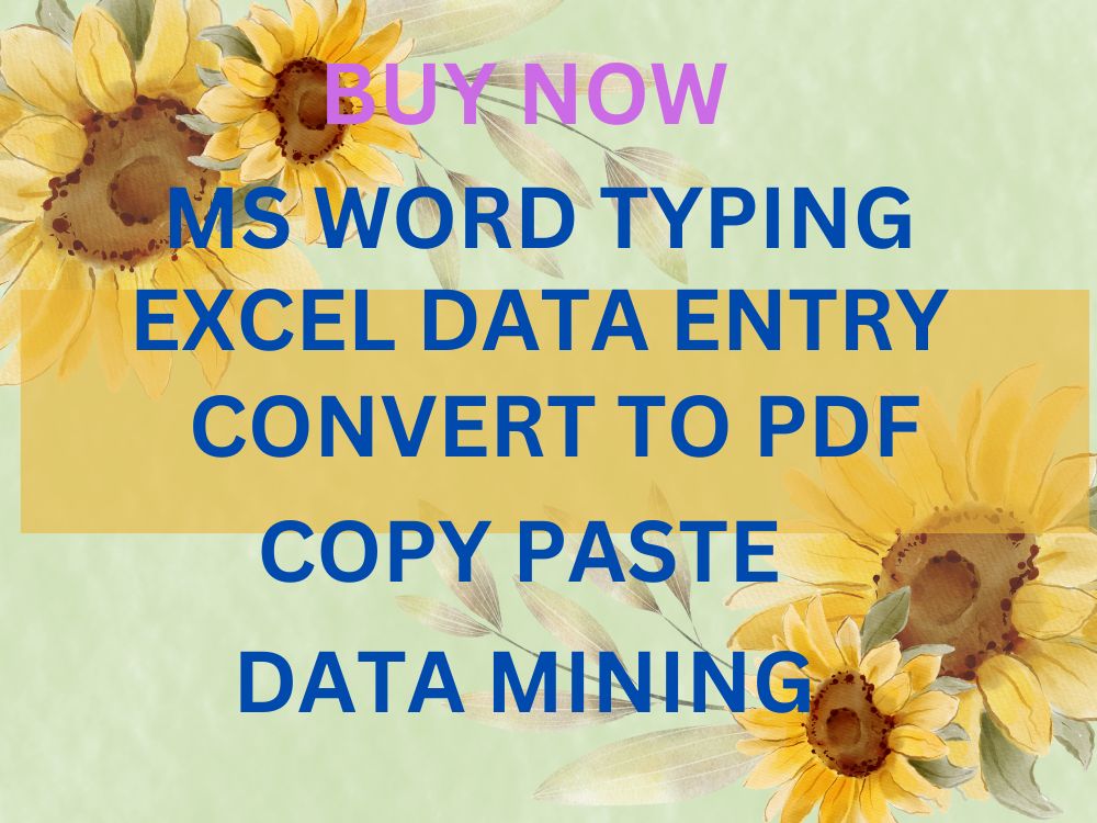 Quick Excel Data Entry, Copy Paste, Typing & Data Collection | Upwork