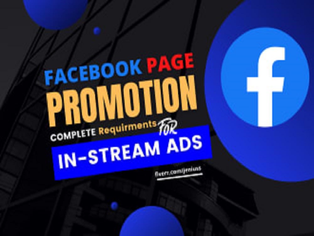 Complete Facebook page monetization instream ads organically | Upwork Complete Facebook page monetization instream ads organically | Upwork