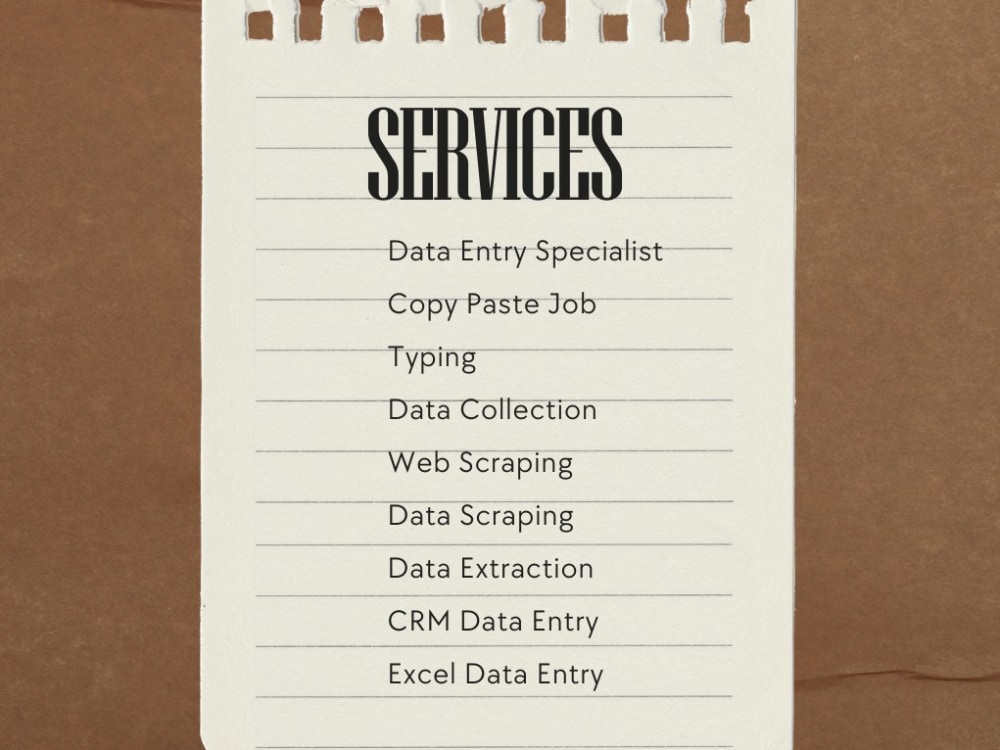 Data entry, typing, copy paste, web research | Upwork