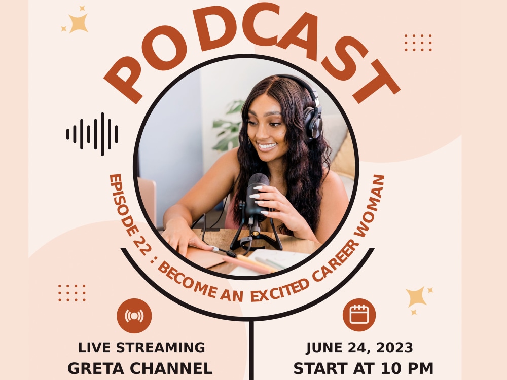An amazing eye-catching podcast cover design/ Podcast cover art work ...