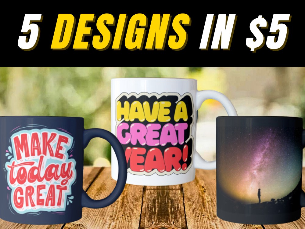 An eye-catchy coffee mug design | Upwork