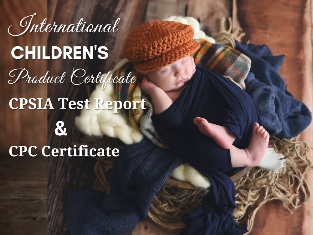 Child product certificate CPC and CPSIA test report for Amazon products ...
