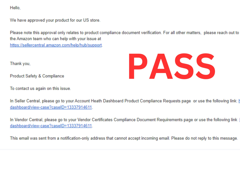 Child product certificate CPC and CPSIA test report for Amazon products ...