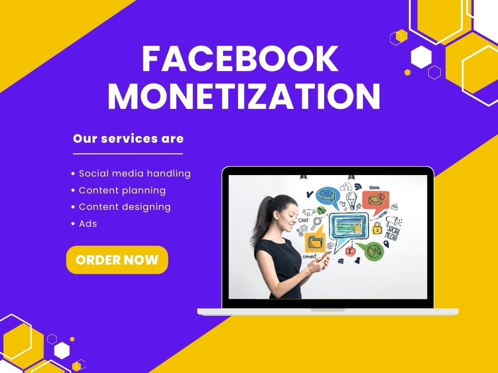 Complete facebook page monetization criteria organically | Upwork