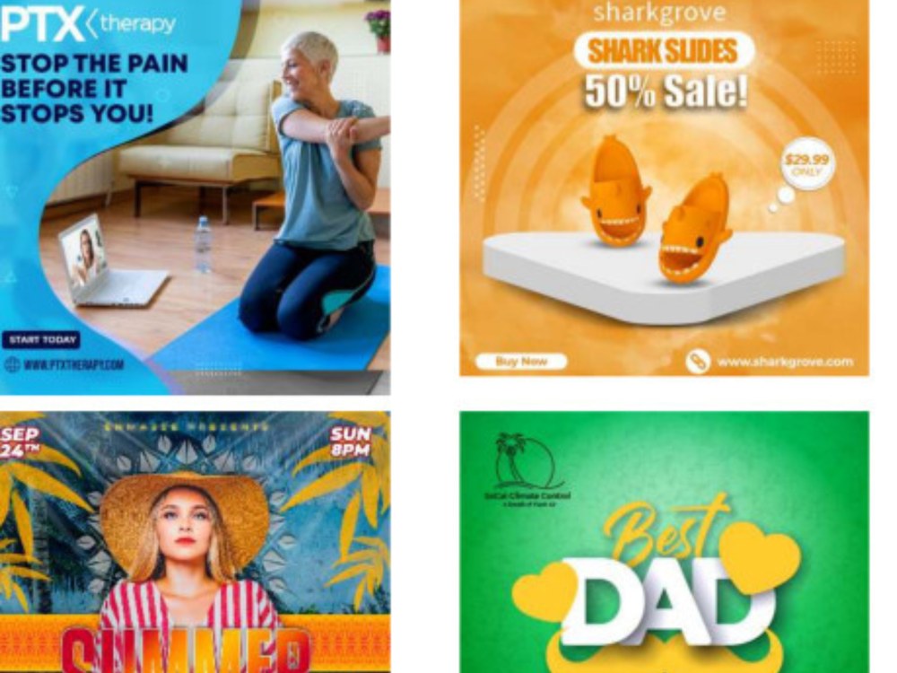 An attractive Facebook ad image social media image Instagram ad ...