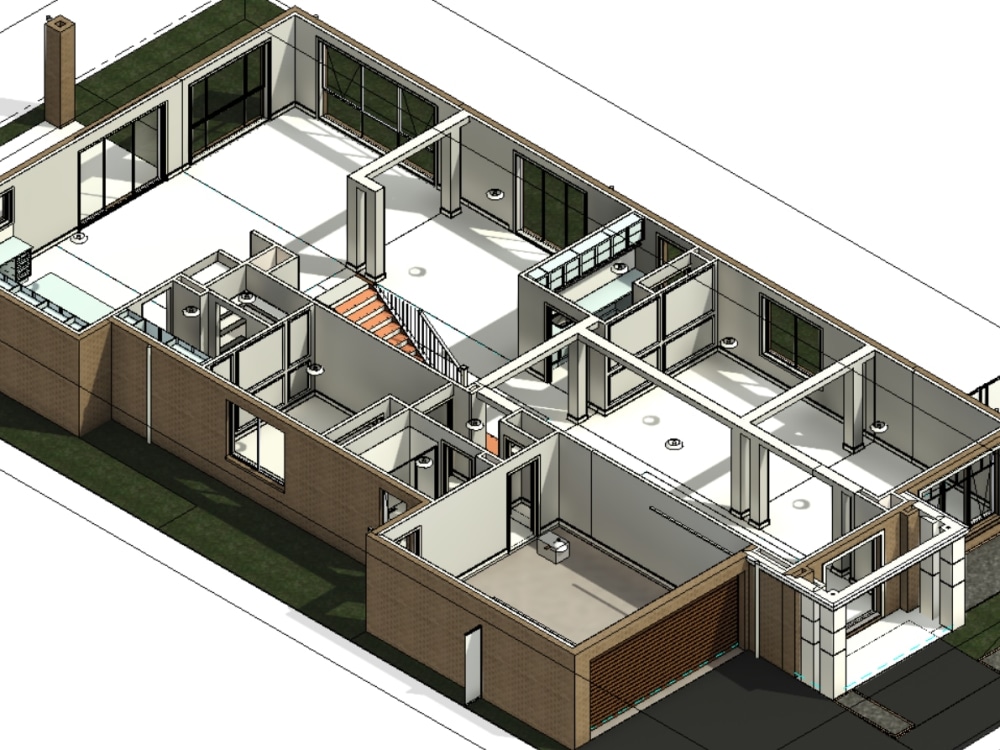 An extremely detailed 3D Revit model with design options available | Upwork