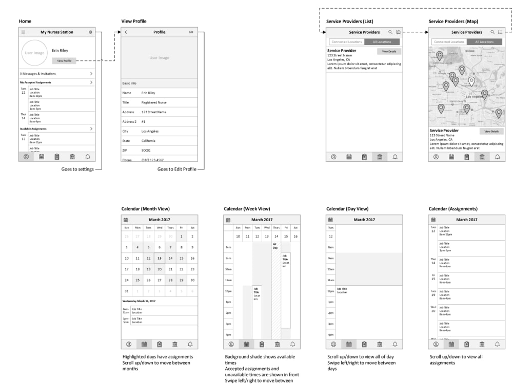 Wireframes that help you envision your mobile app | Upwork