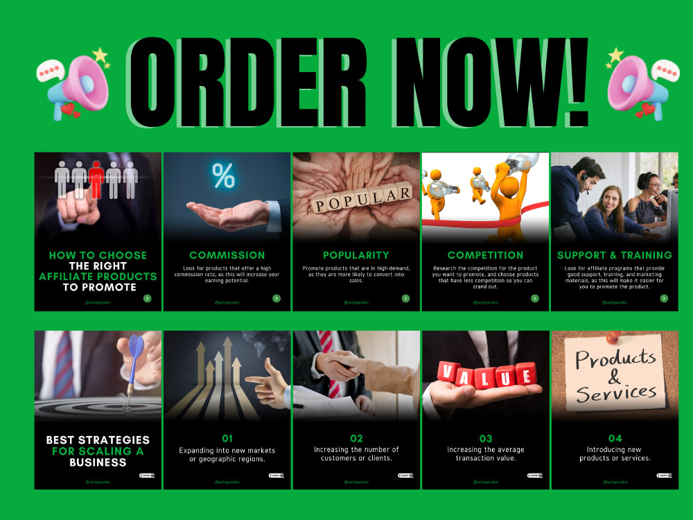 Unique and amazing swipeable carousel infographics | Upwork