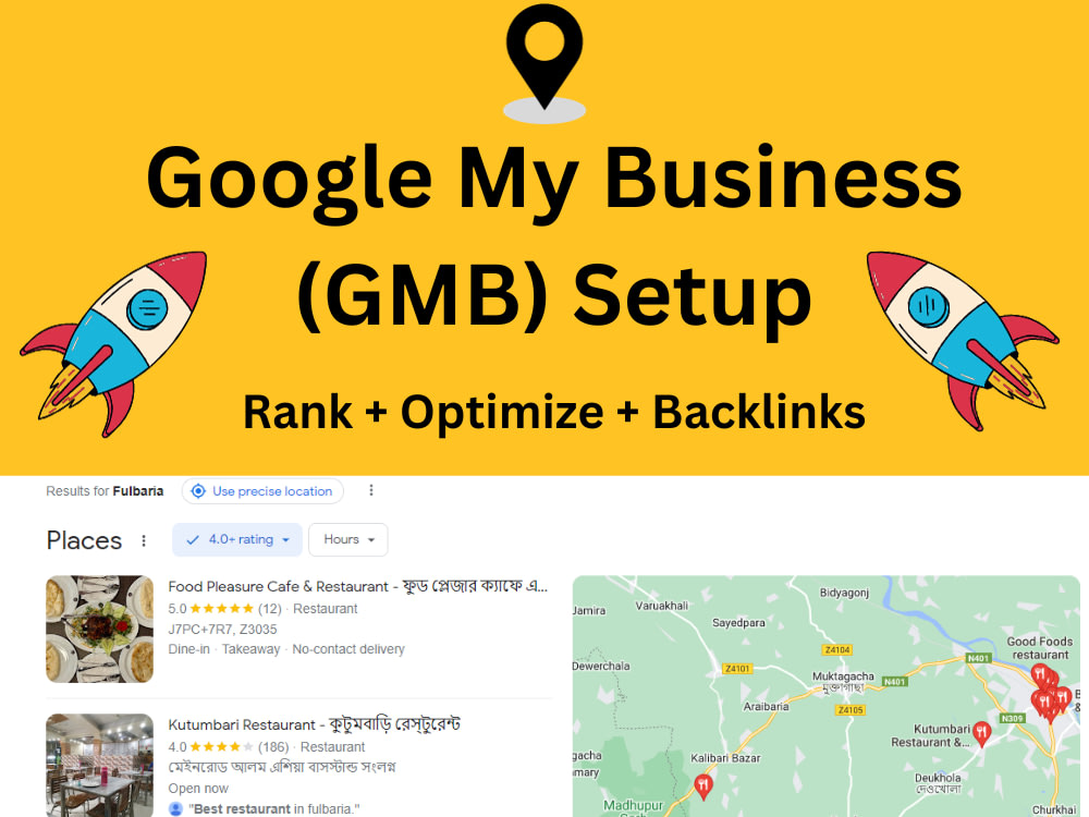 Google My Business (GMB) Listing Setup, Optimization and rankings | Upwork