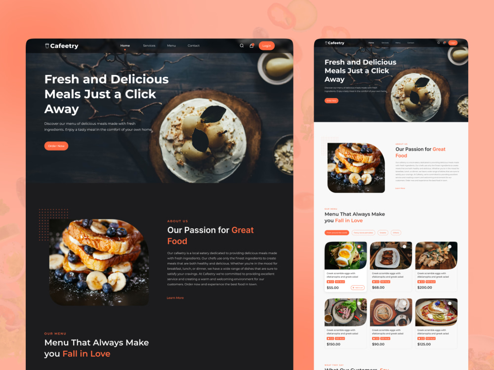 Modern responsive UI UX landing page, website design in figma | Upwork