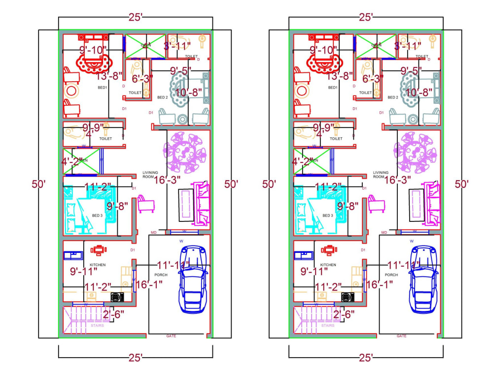 A fantastic 2D civil architectural design | Upwork