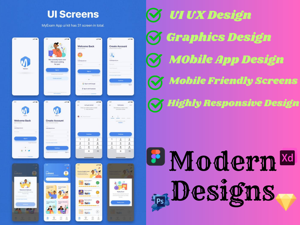 Custom UI/UX Design for Websites and Mobile Apps | Upwork