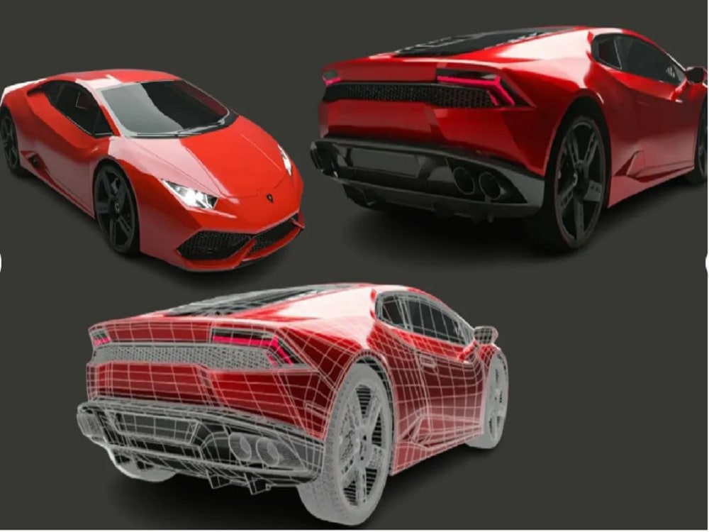 Realistic 3d car modeling with exterior design | Upwork