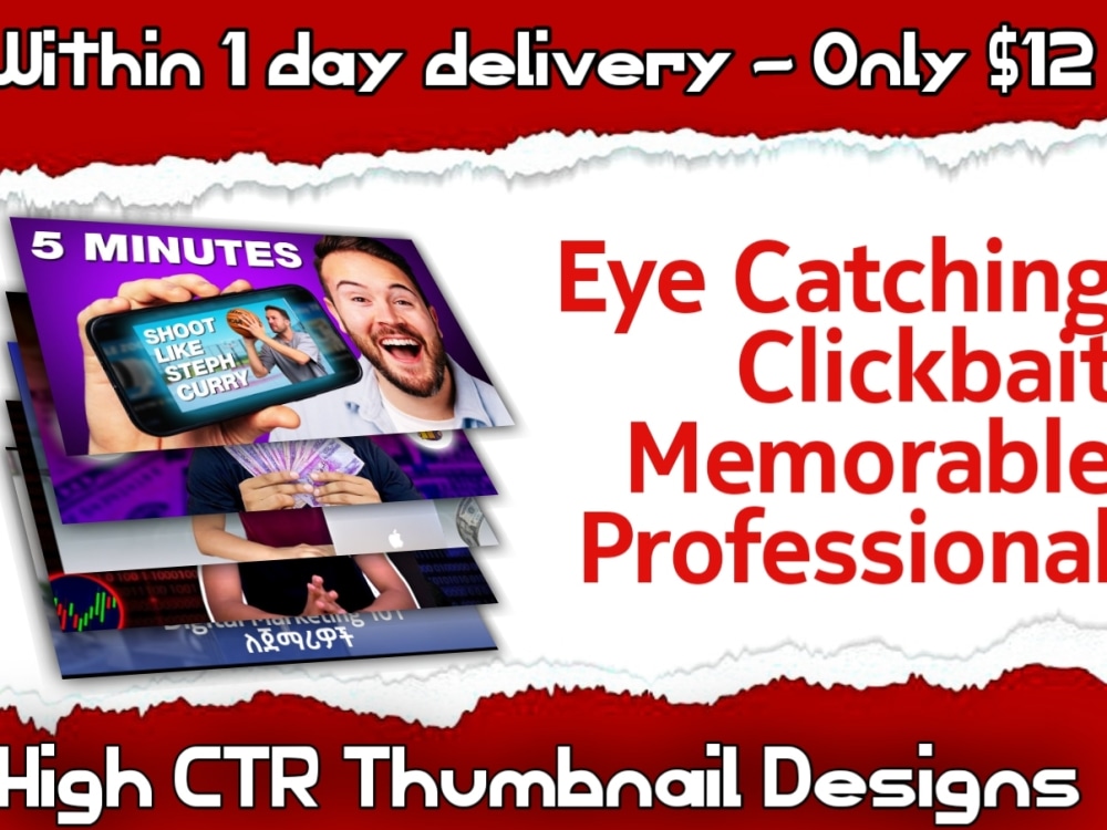High CTR Thumbnails for Every Niche! | Upwork