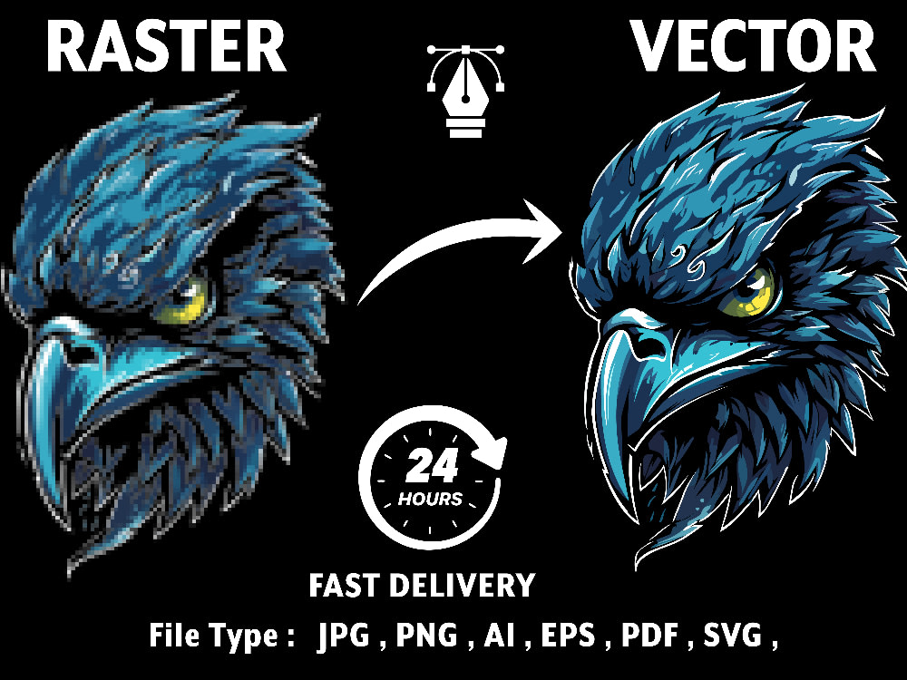 Vector tracing expert, converting raster images to clean, scalable graphics | Upwork