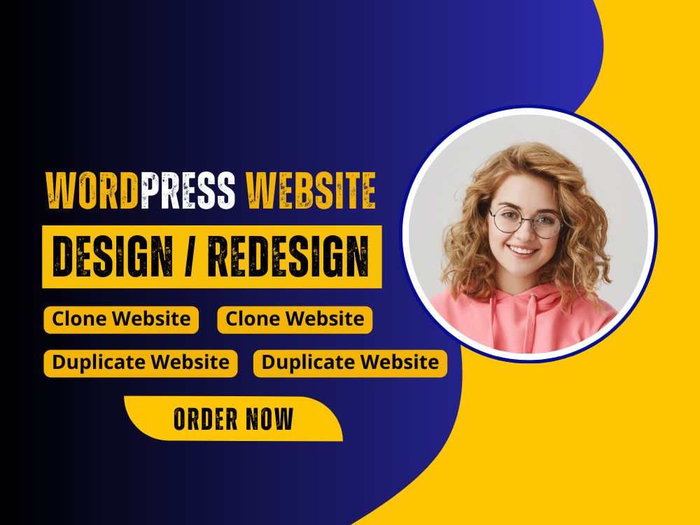 Design, redesign, clone, duplicate, or revamp WordPress with elementor pro | Upwork