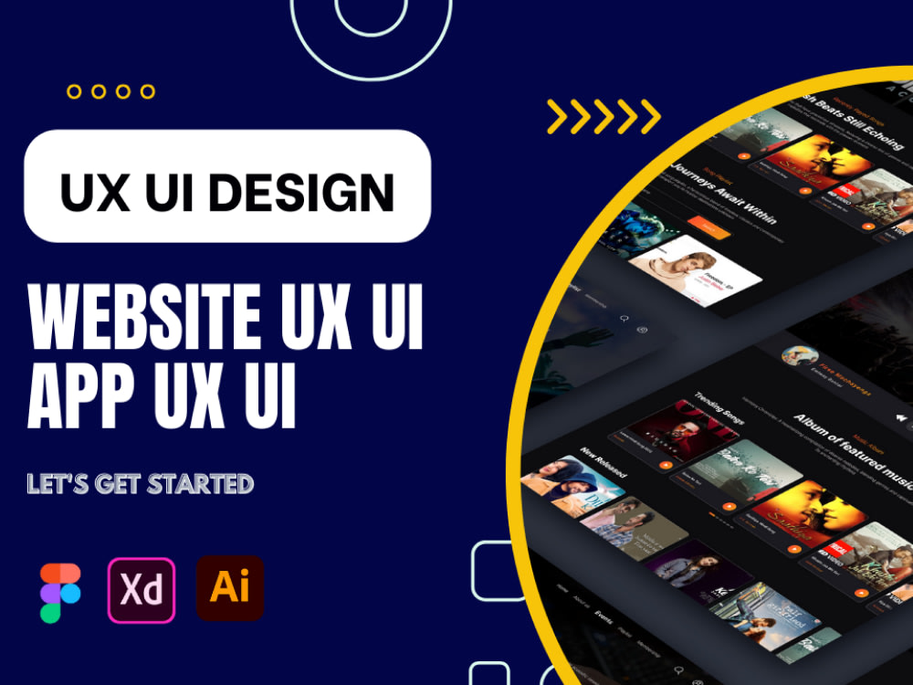 Figma, PSD, Adobe XD, UX UI Design | Website & app UX UI Design | Upwork