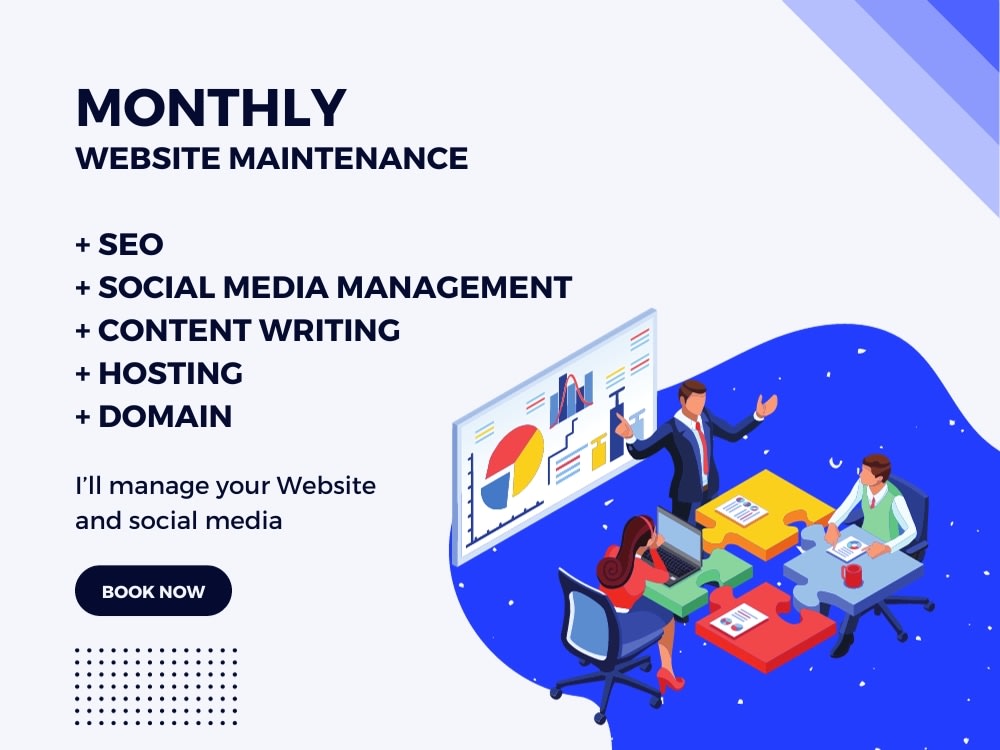 A Monthly Package for your Website | Upwork