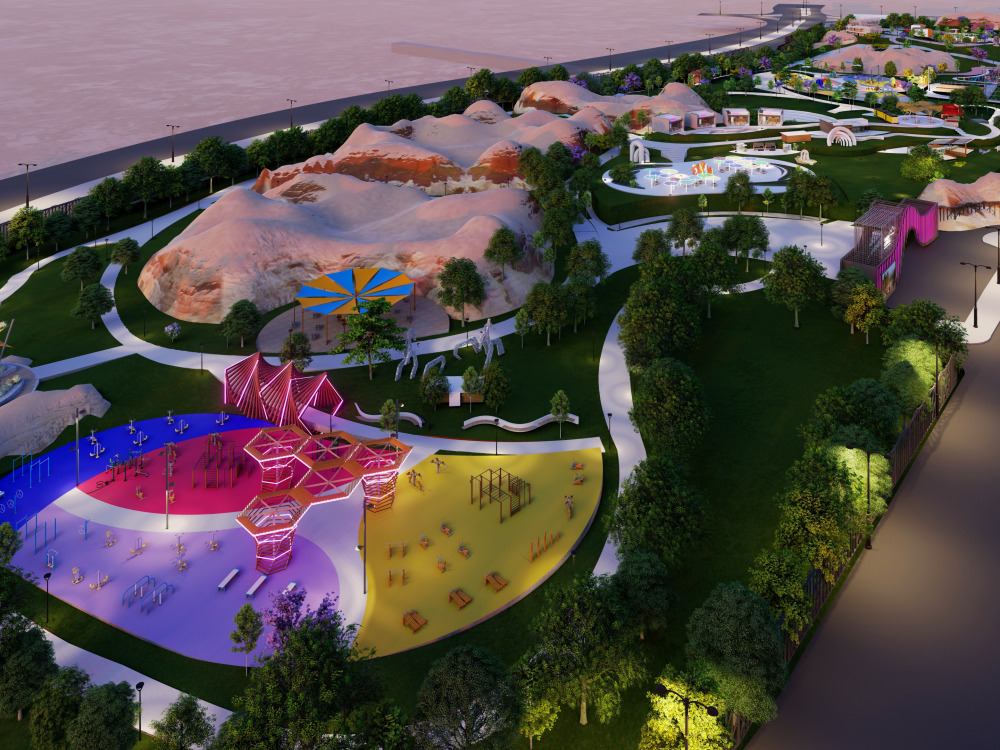 Landscape design and visualization for an amusement Park | Upwork