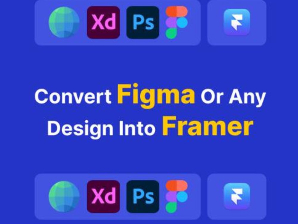 A convert your figma design into framer | Upwork