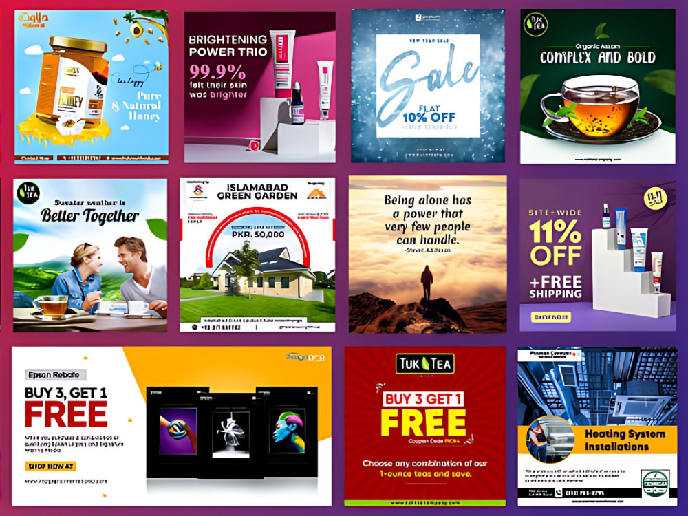 30 Unique and Creative Social Media Content, Posts, Ads, for More ...