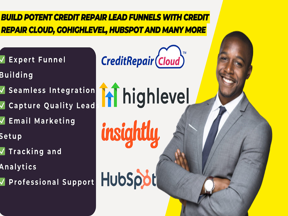 A potent credit repair lead funnel with credit repair cloud and ...