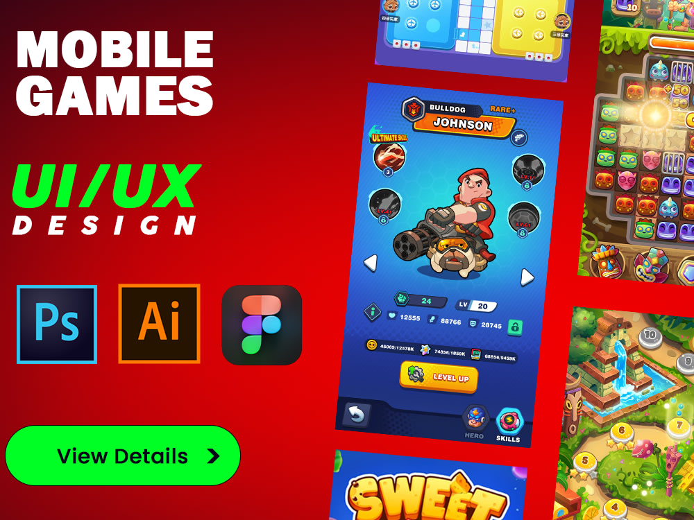 Amazing 2D Game Designs and UIs for mobile and Desktop | Upwork