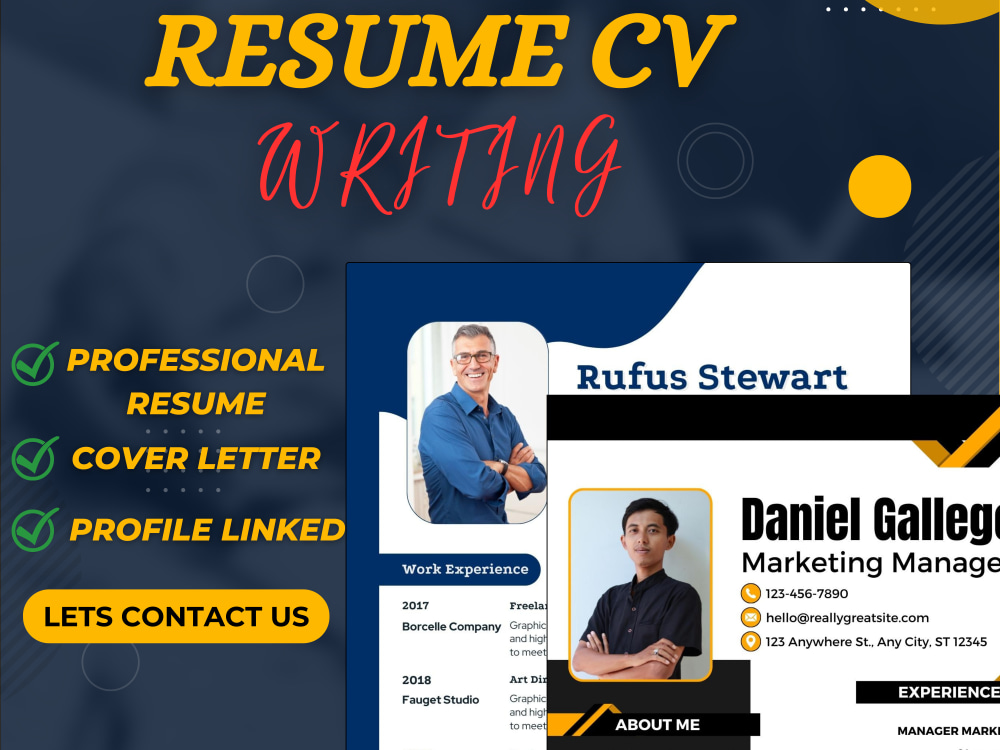 Professional CV resume maker designer | Upwork