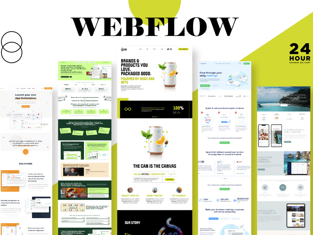 A responsive webflow landing page | Upwork