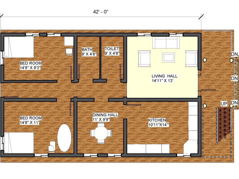 2D Floor Building Plans | Upwork