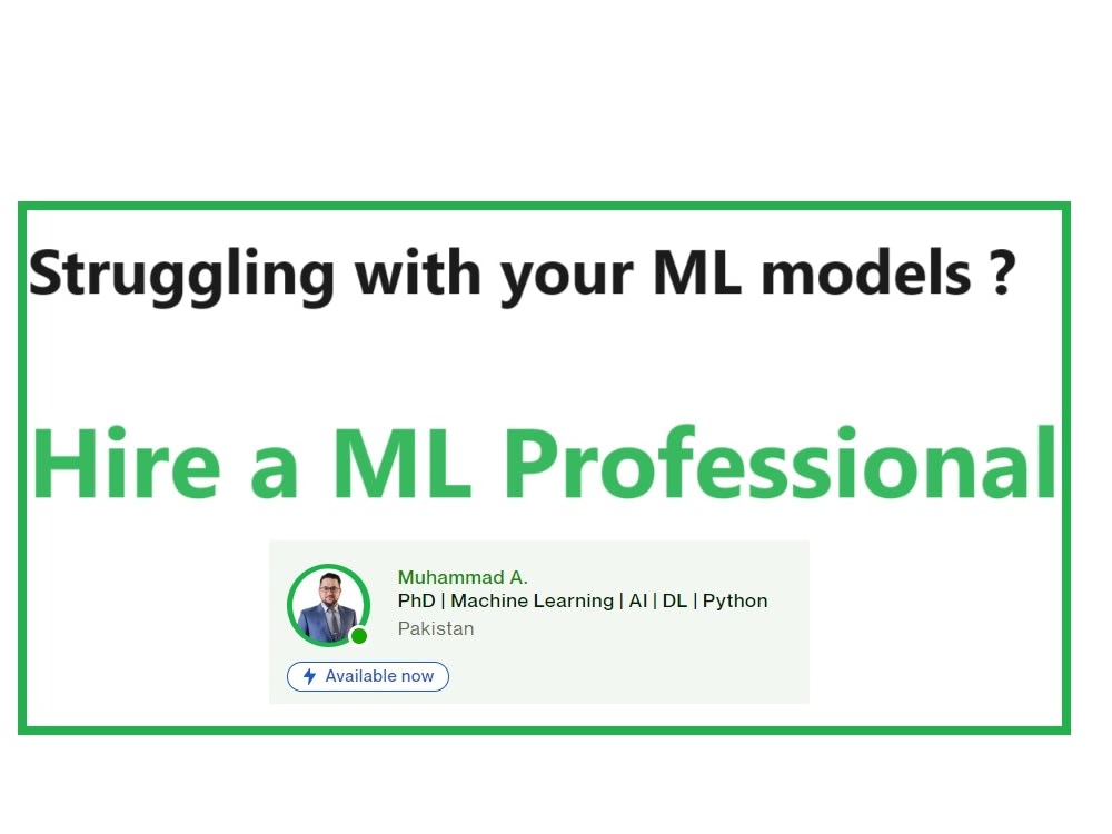 Machine Learning and Deep learning expert | Upwork