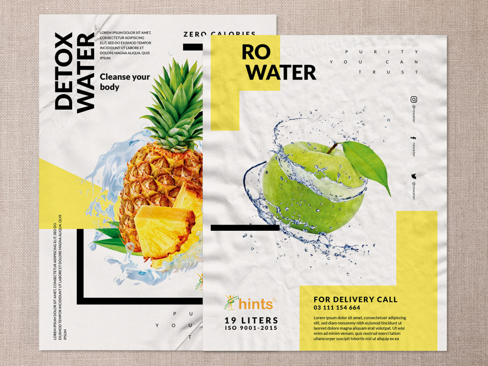 Modern, unique posters, flyers for your brand and events | Upwork